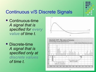Signals and classification | PPT