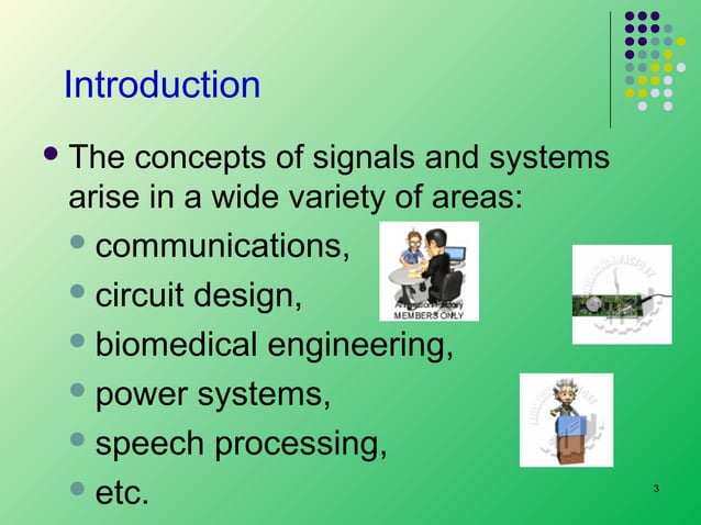 Signals and classification | PPT