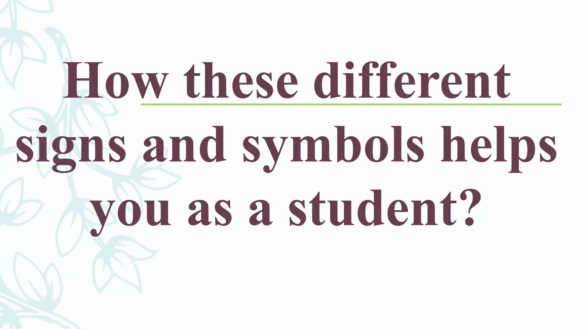 Signals and symbols for English 7 -SECOND QUARTER | PPTX