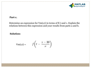 Solution to MATLAB Assignment on Signals and Systems | PPTX