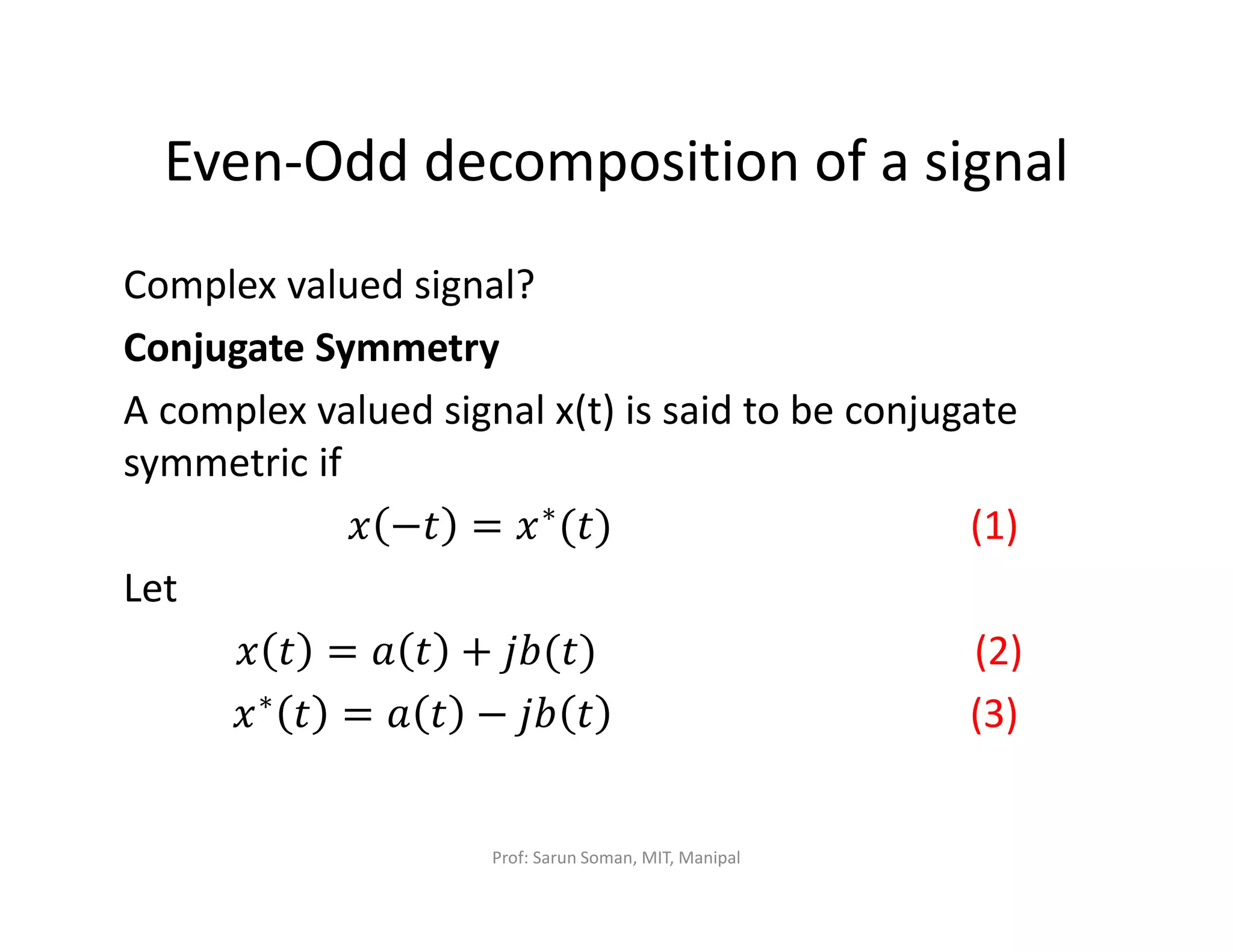 Signals and systems-1 | PDF