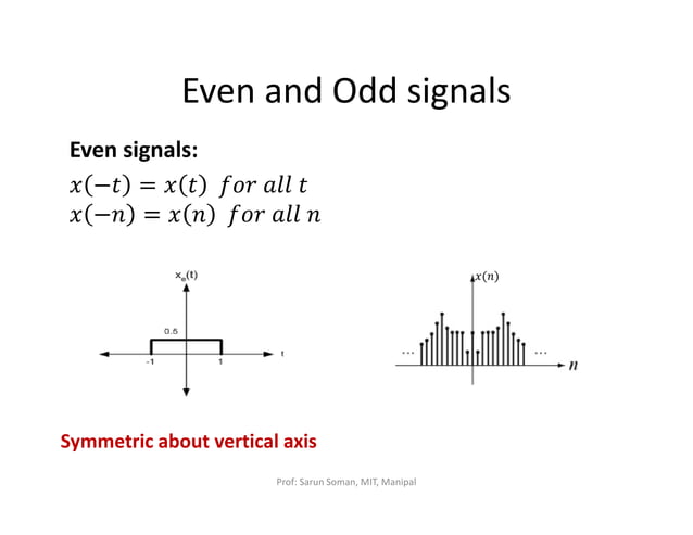 Signals and systems-1 | PPT