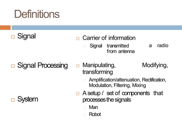 Signals and Systems 1.pptx | Physics | Science