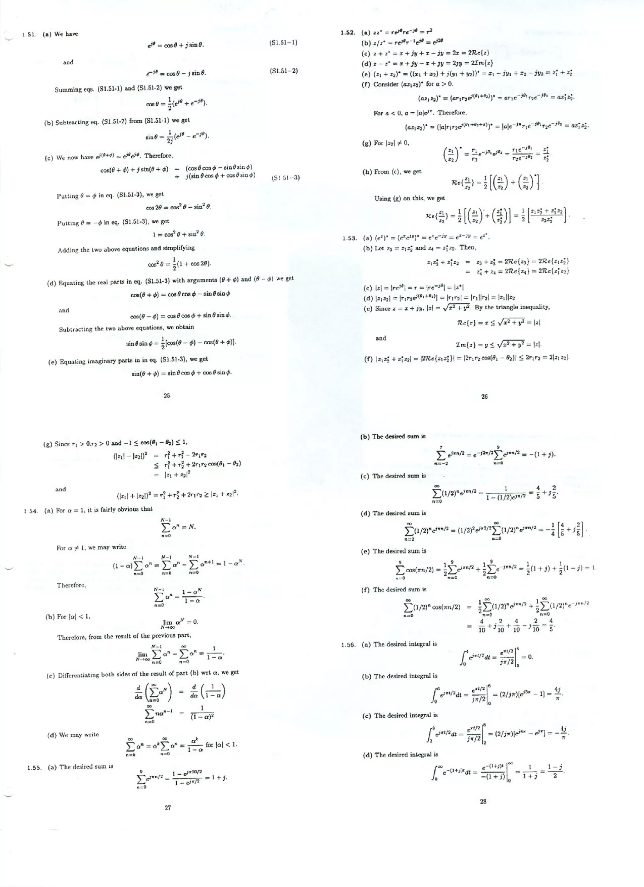 Signals and systems 2e oppenheim solutions | PDF