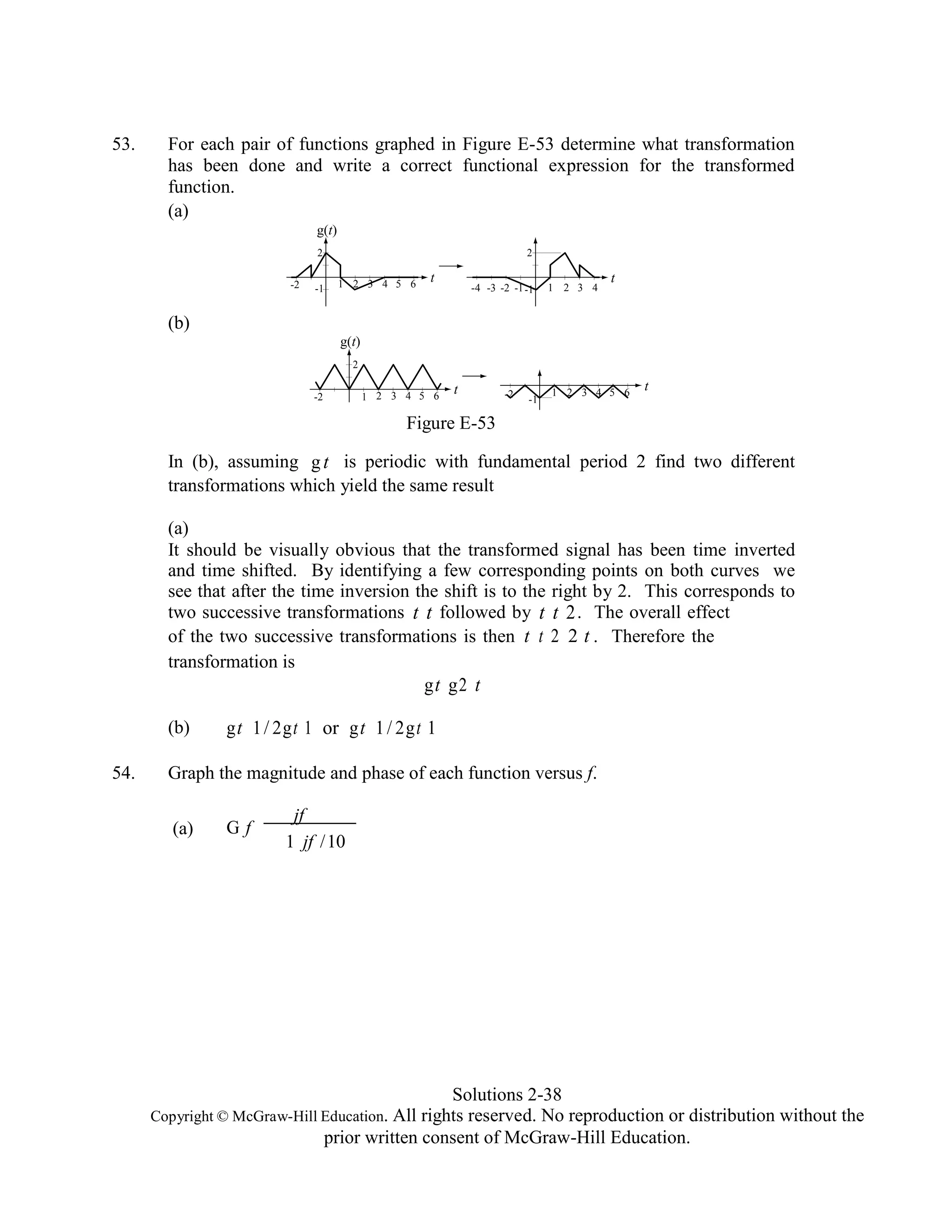 Signals and systems analysis using transform methods and matlab 3rd edition roberts solutions ...