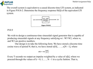 Signals and Systems Assignment Help | PPT