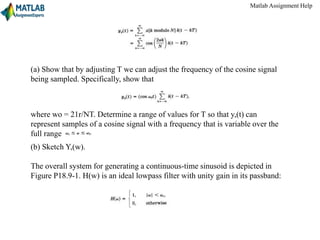 Signals and Systems Assignment Help | PPT