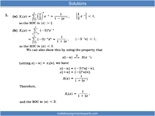 Signals and Systems Assignment Help | PPT
