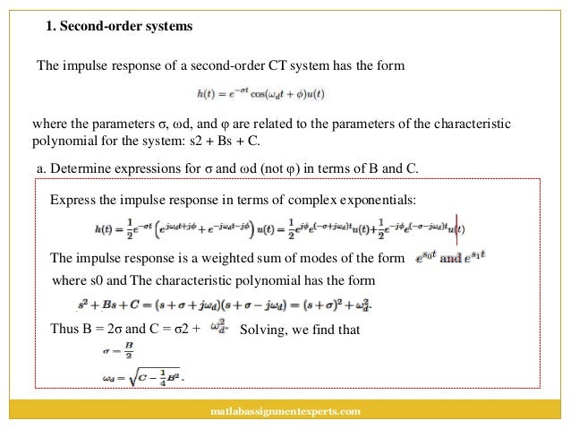 Signals and Systems Assignment Help | PPTX