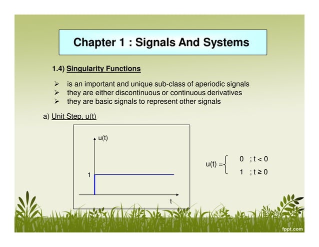 Signals and system | PDF