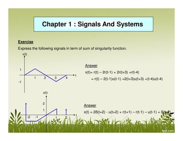 Signals and system | PDF