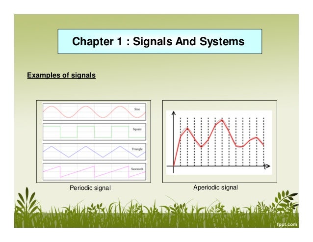 Signals and systems( chapter 1)