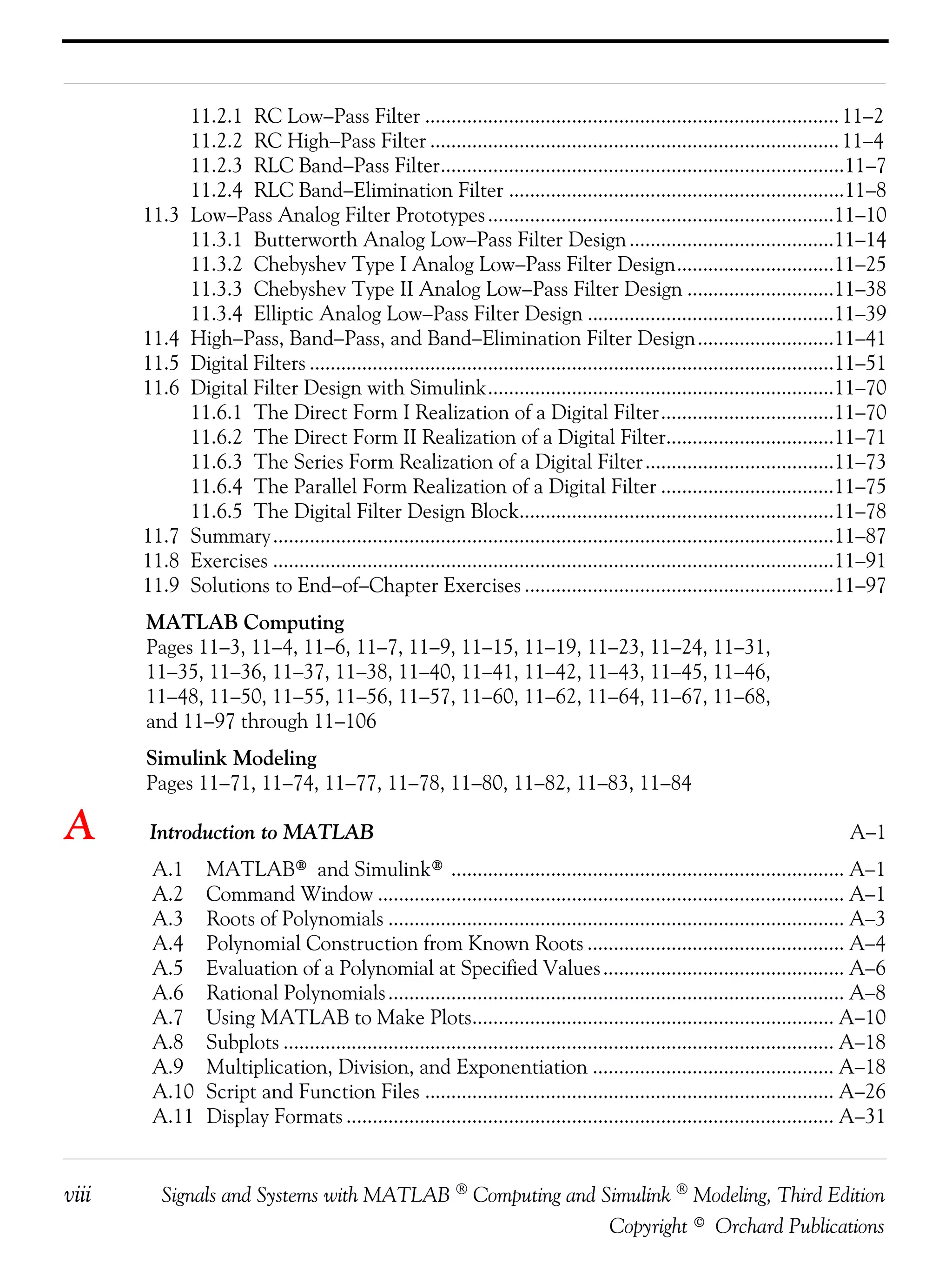 Signals And Systems With Matlab Computing And Simulink Modeling Pdf 