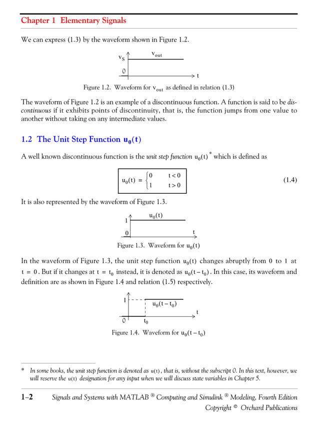 Signals And Systems With Matlab Computing And Simulink Modeling Pdf