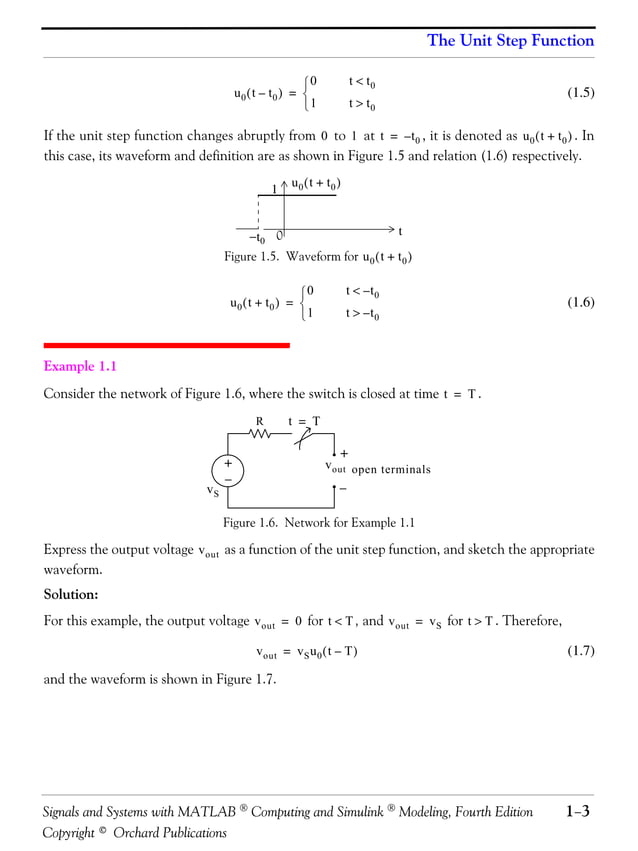 Signals And Systems With Matlab Computing And Simulink Modeling Pdf