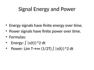 Signals_and_Types_Presentation from bp lathi | PPTX