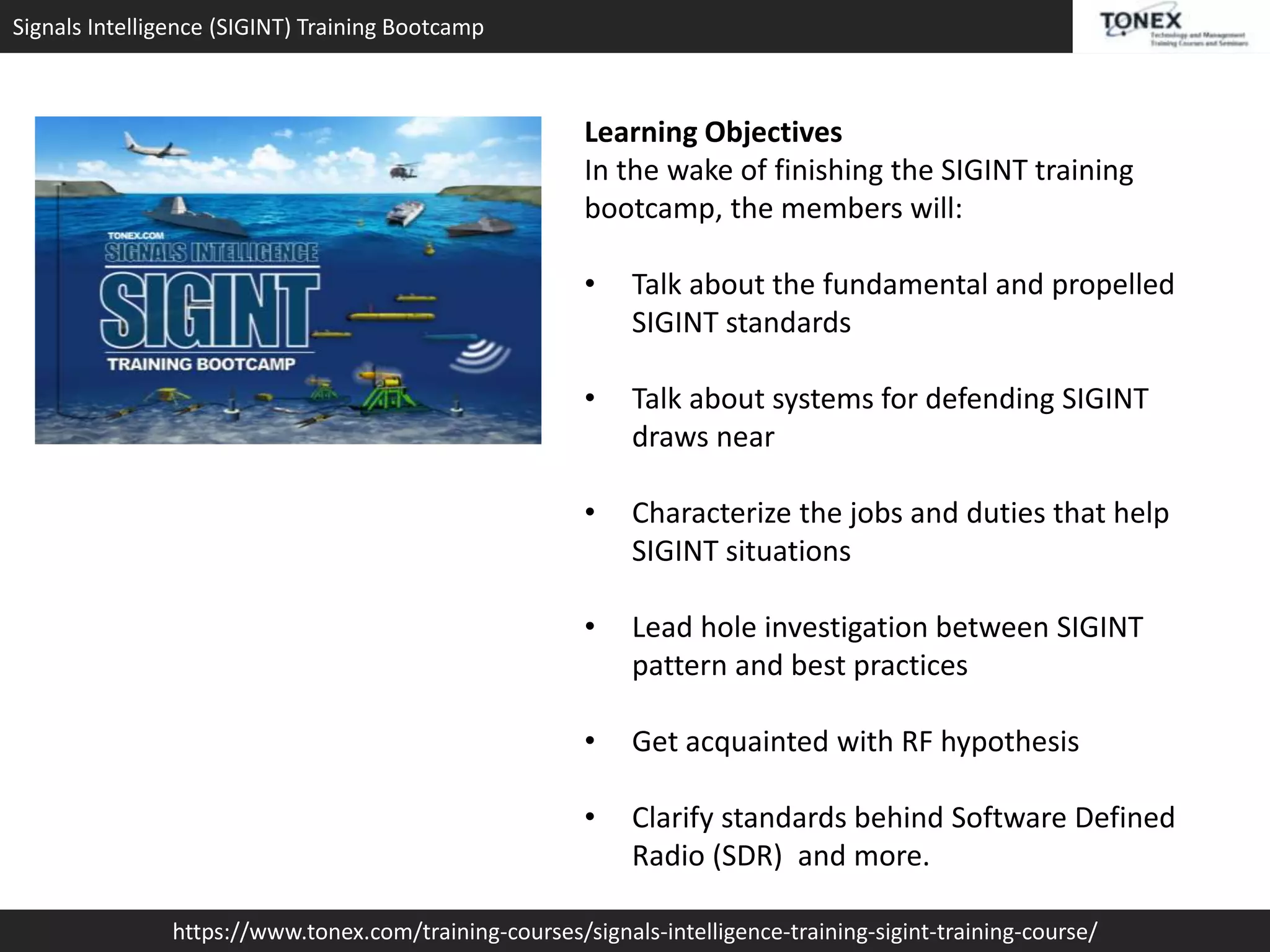 Signals Intelligence (SIGINT), Communications Intelligence (COMINT ...