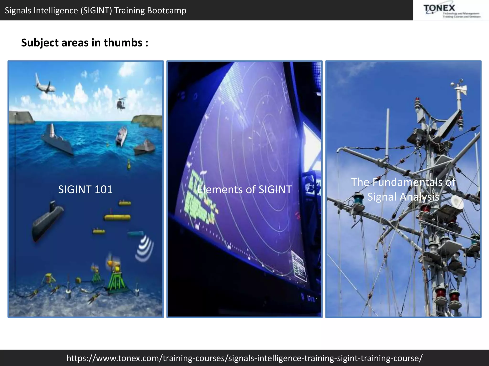 Signals Intelligence (SIGINT), Communications Intelligence (COMINT ...