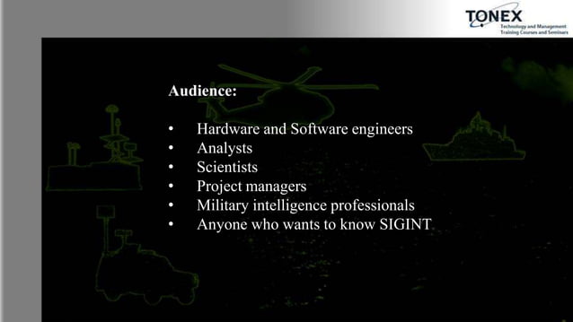 SIGINT Training Course, Signals Intelligence (SIGINT) Training Bootcamp ...