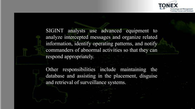 SIGINT Training Course, Signals Intelligence (SIGINT) Training Bootcamp ...