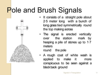 signals in triangulation .. ...Surveying | PPTX