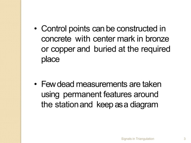 signals in triangulation .. ...Surveying | PPTX | Geography | Science