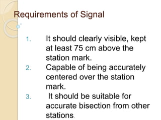 signals in triangulation .. ...Surveying | PPTX