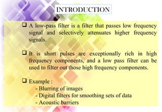 Low pass filter | PPT