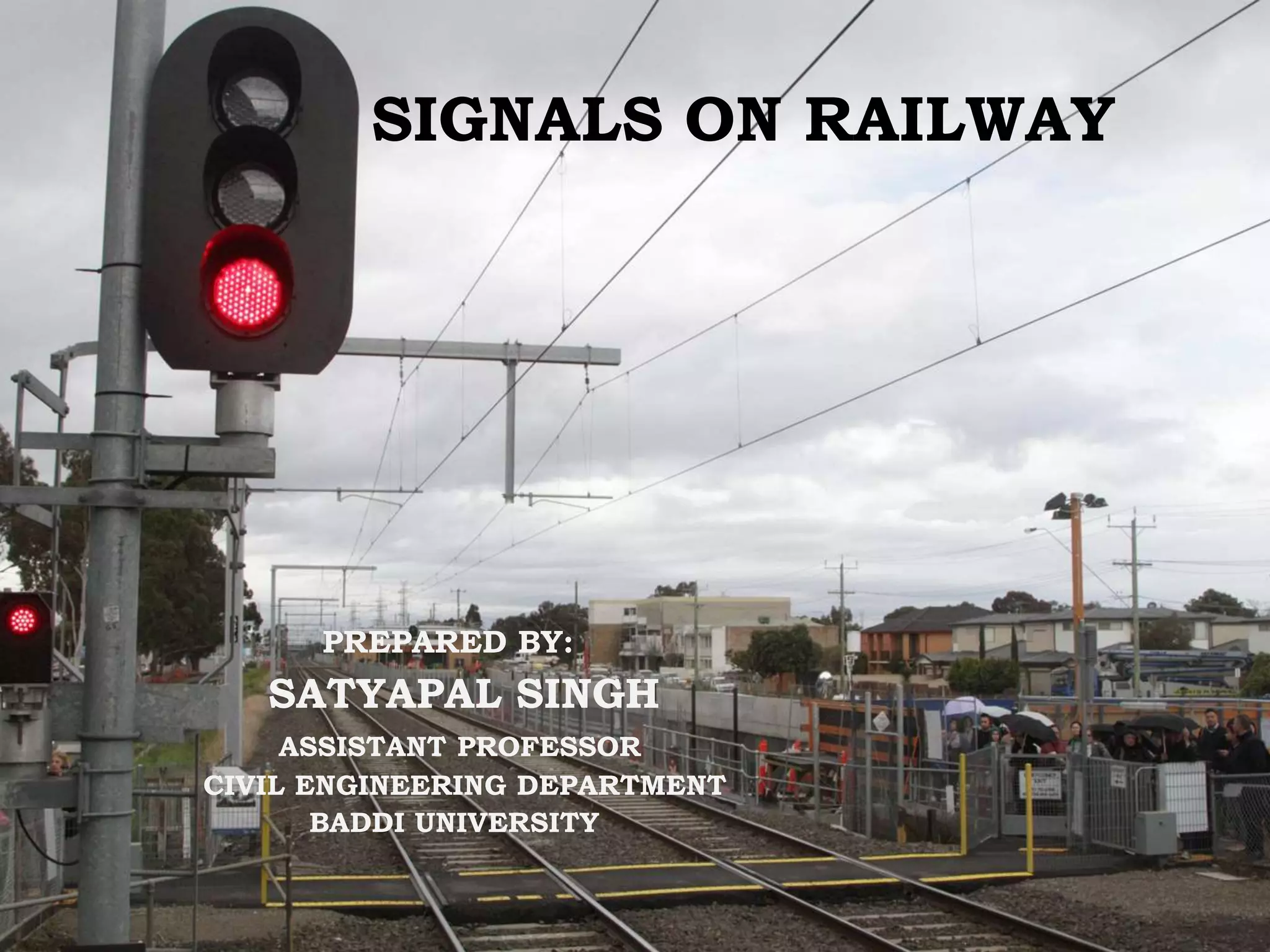Signals on Railway | PPTX