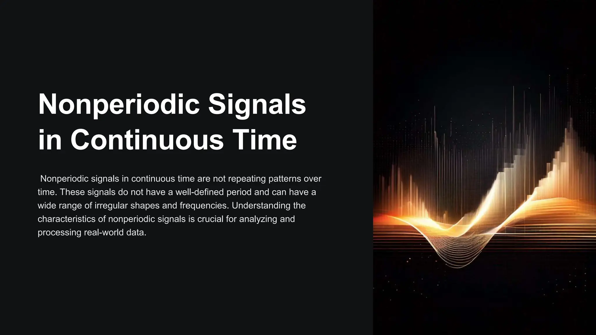 Signals Processing power point detailed presentation | PPT