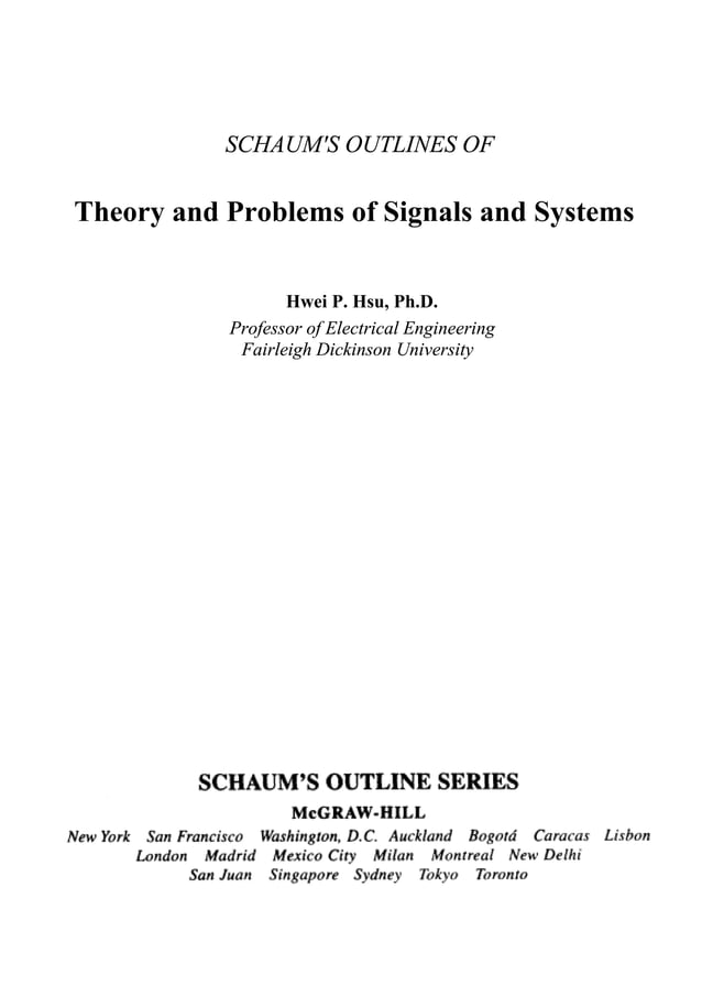 Signals & systems | PDF