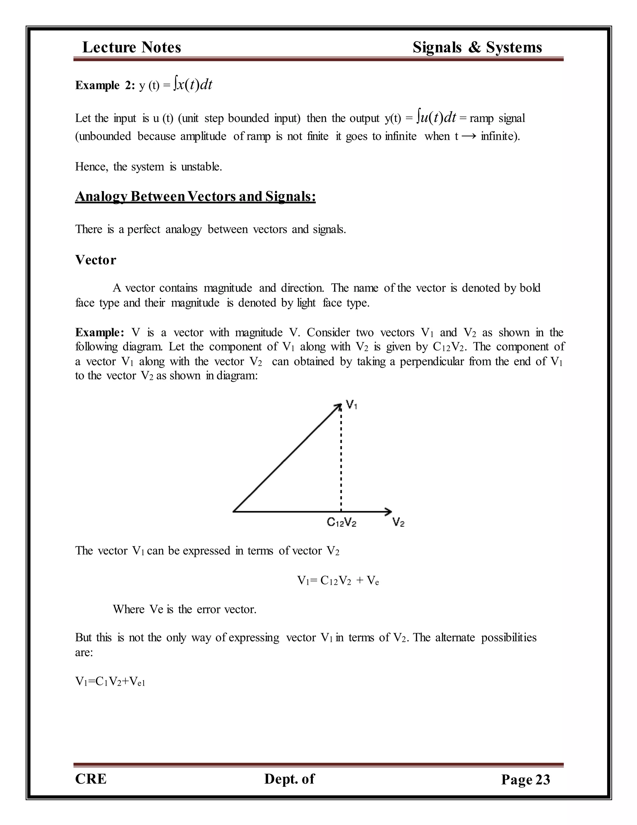 Signals & systems | DOCX