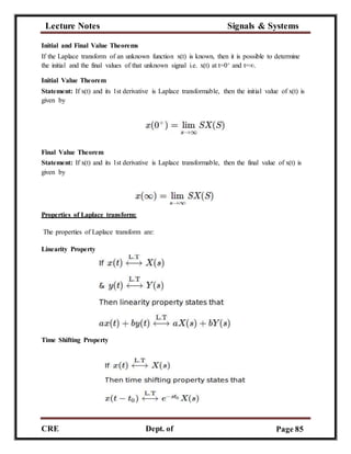 Signals & systems | DOCX