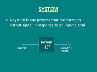 Signals and system unit 1 | PPTX