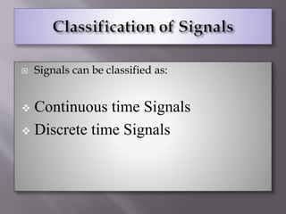 Signal & system | PPTX