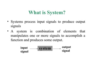 Signal & systems | PPT