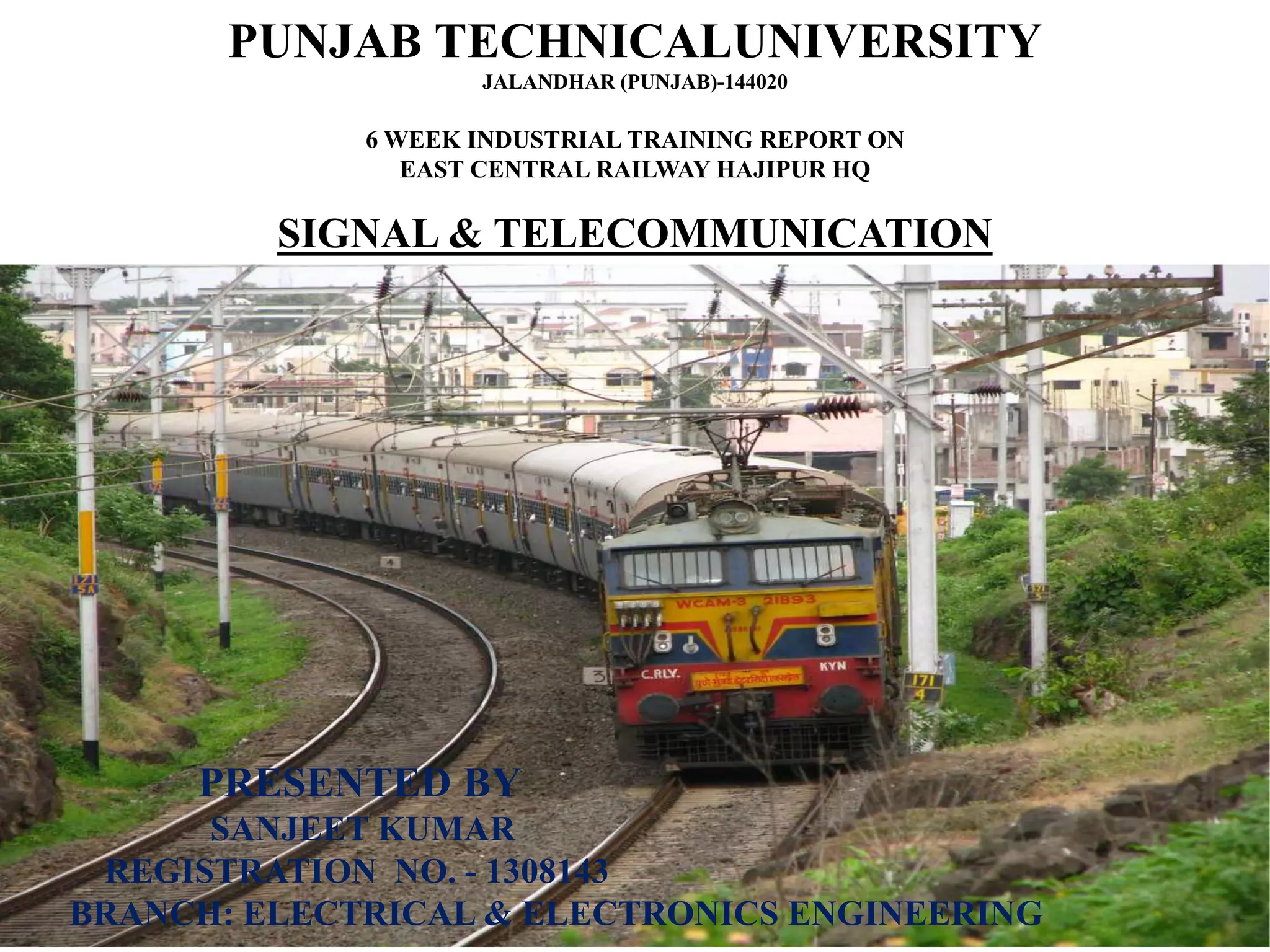 Signal and telicommunication/sanjeet-1308143 | PPTX