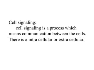 Signal transduction | PPTX