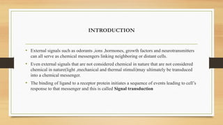 SIGNAL TRANSDUCTION OF PHYSIOLOGY1,Ligand gated ion channels | PPTX