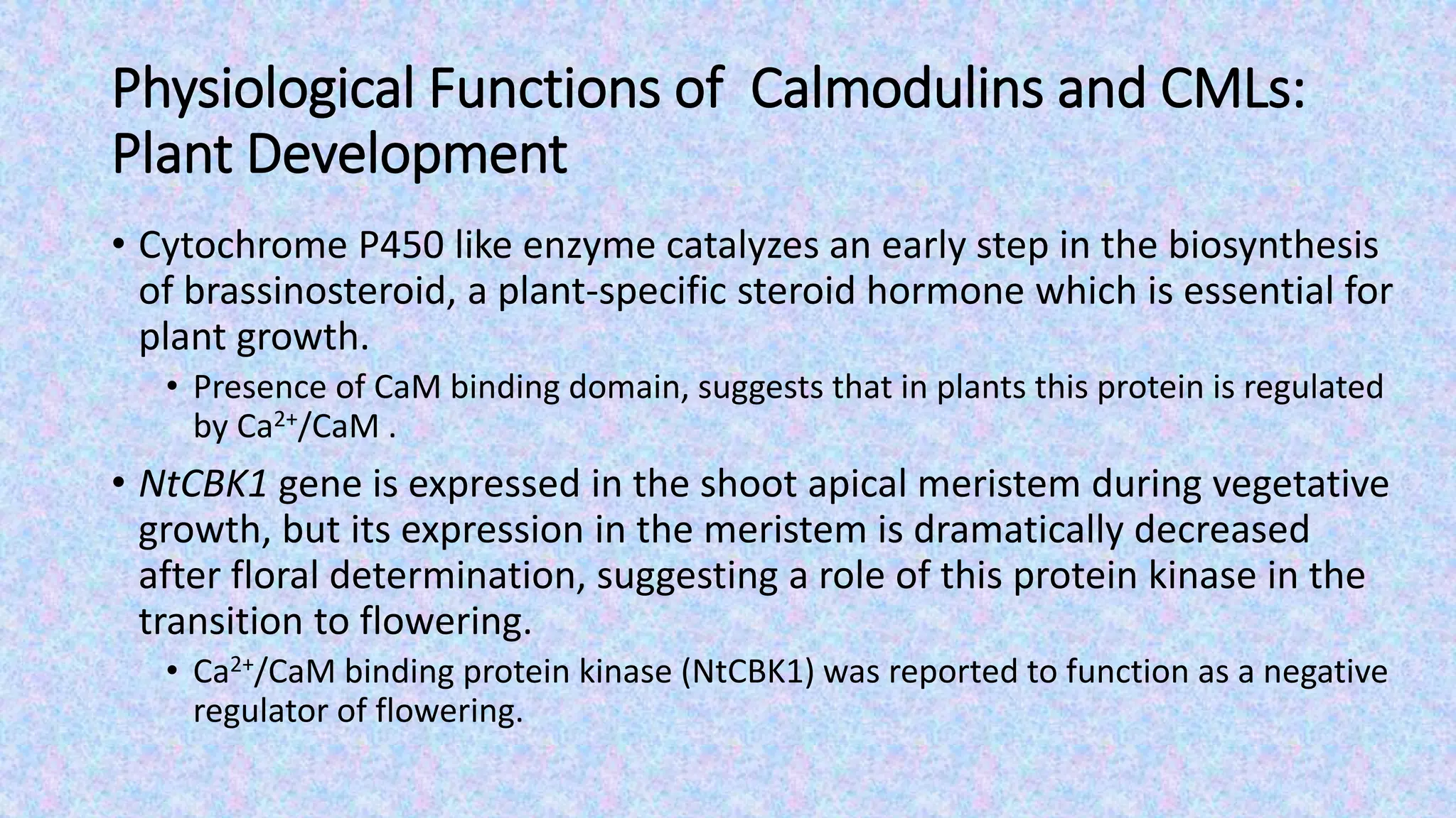 Calmodulin | PPTX