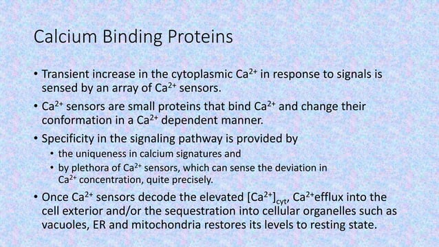 Calmodulin | PPTX