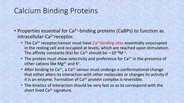 Calmodulin | PPTX