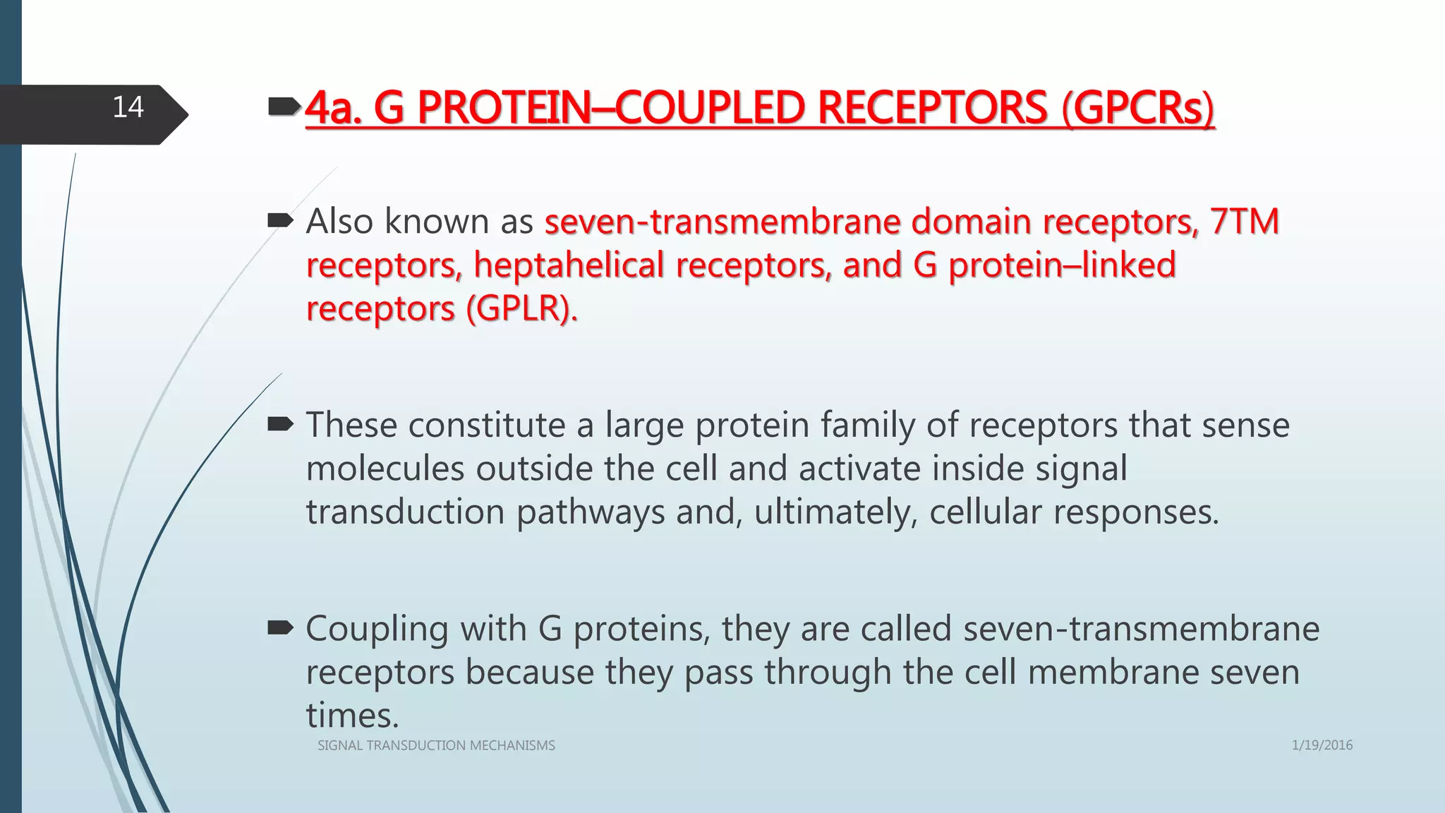 Signal transduction pathways | PPTX