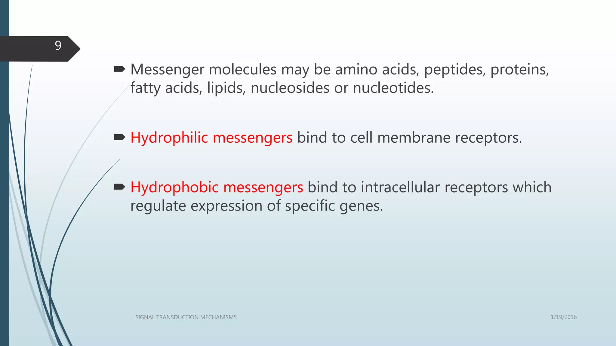 Signal Transduction Pathways Pptx