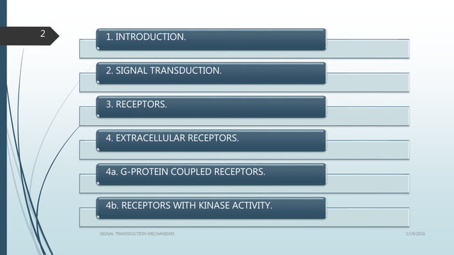 Signal transduction pathways | PPTX