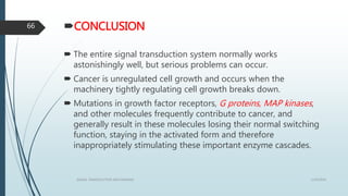 Signal transduction pathways | PPTX