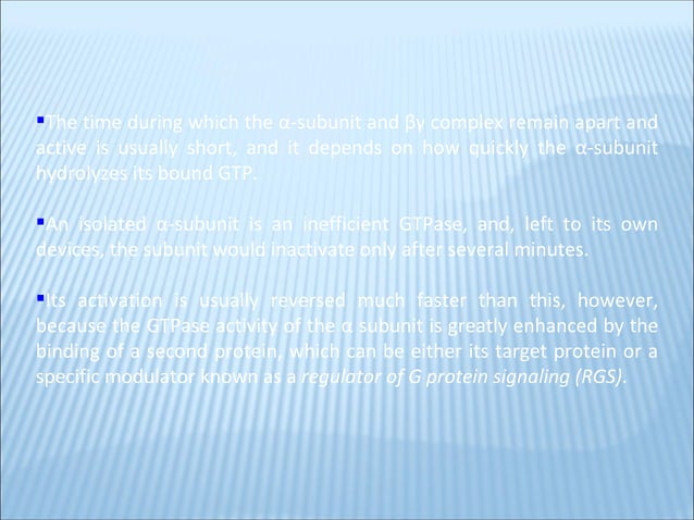 Signal transduction presentation | PPT