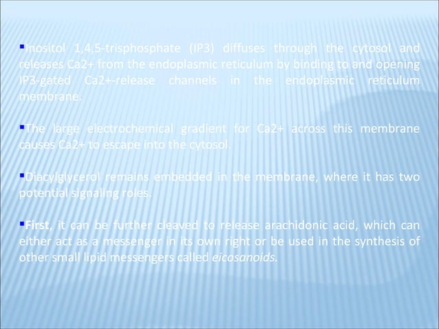 Signal transduction presentation | PPT