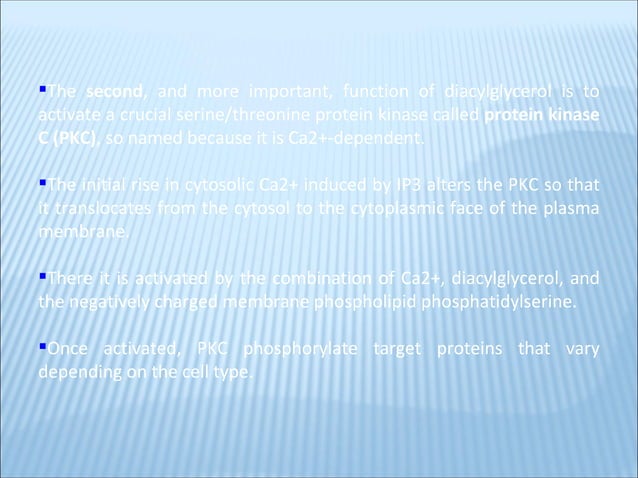 Signal transduction presentation | PPT