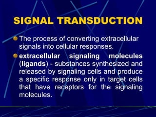Sensory Transduction